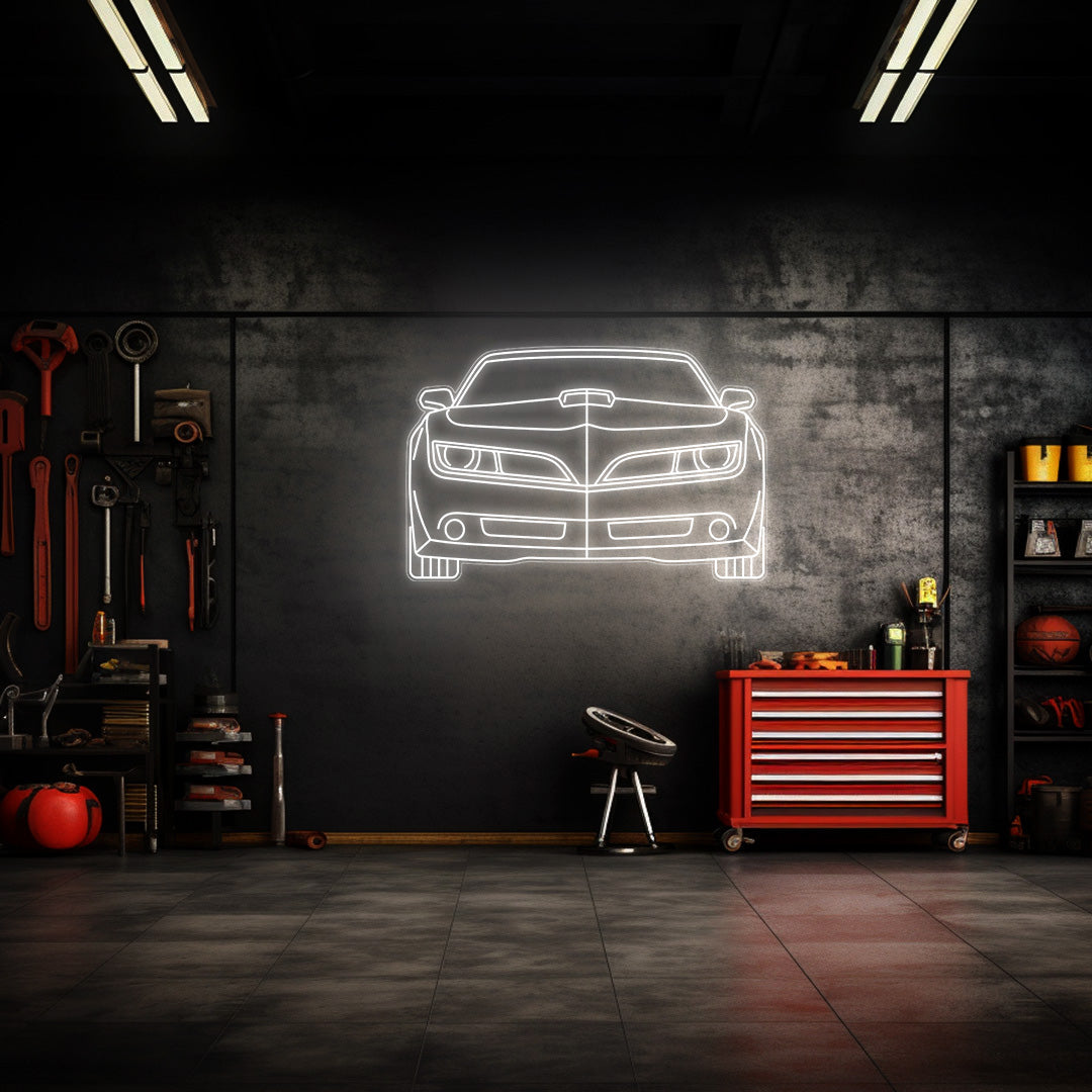 Trans Am Front Neon-Silhouette – Petrolvibes DE